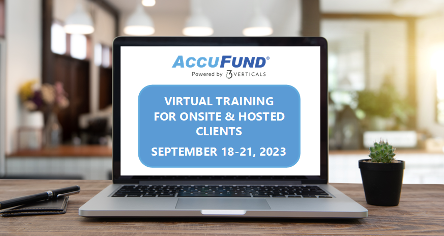 Client Training Opportunities - AccuFund
